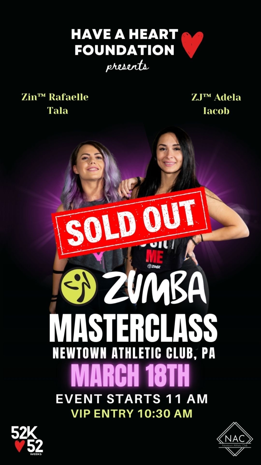 ZUMBA Master Class – Have a Heart Foundation