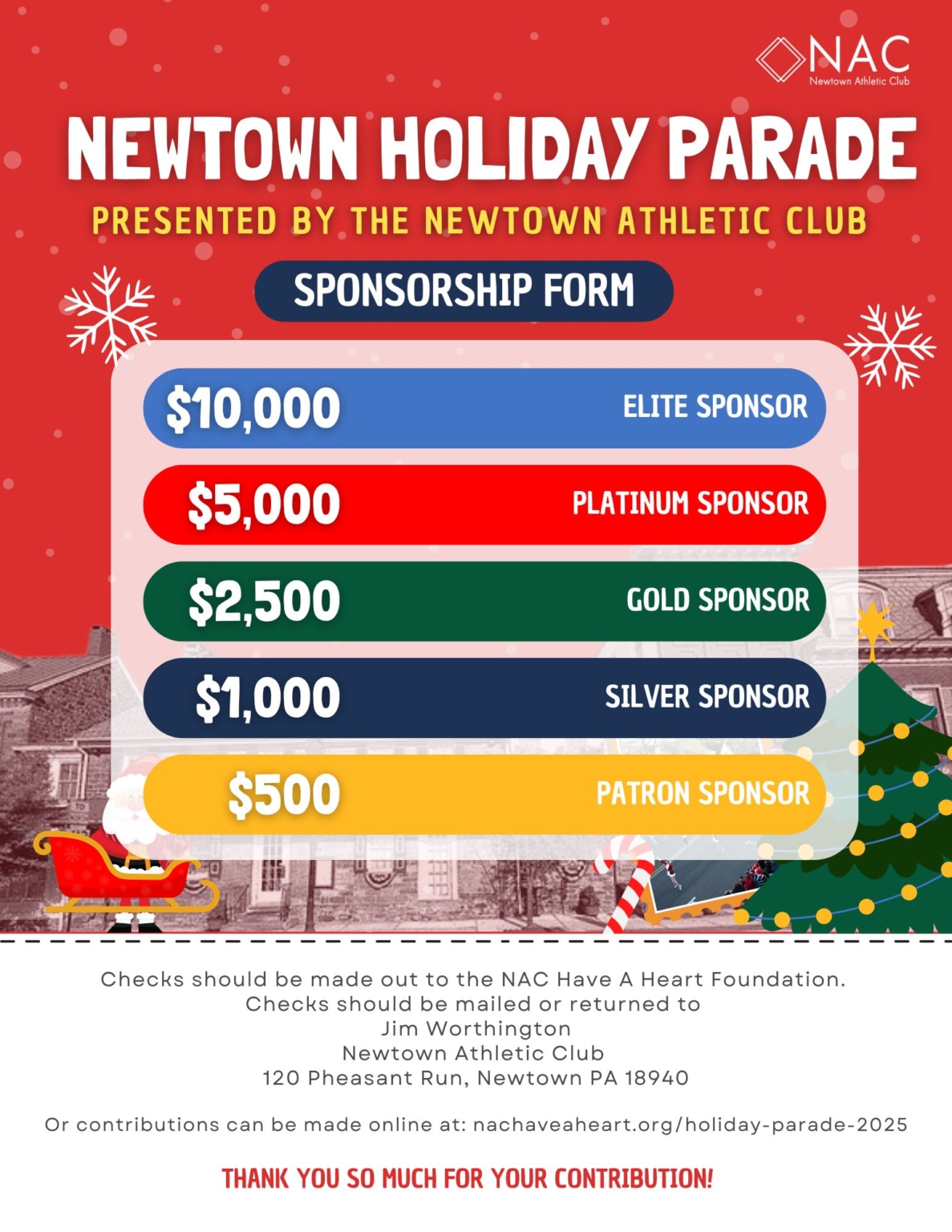 Newtown Holiday Parade – Have a Heart Foundation